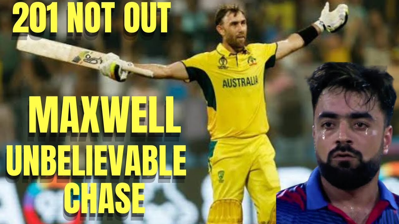 UFF😳UNBELIEVABLE RUN CHASE BY MAXWELL 201 not out - YouTube