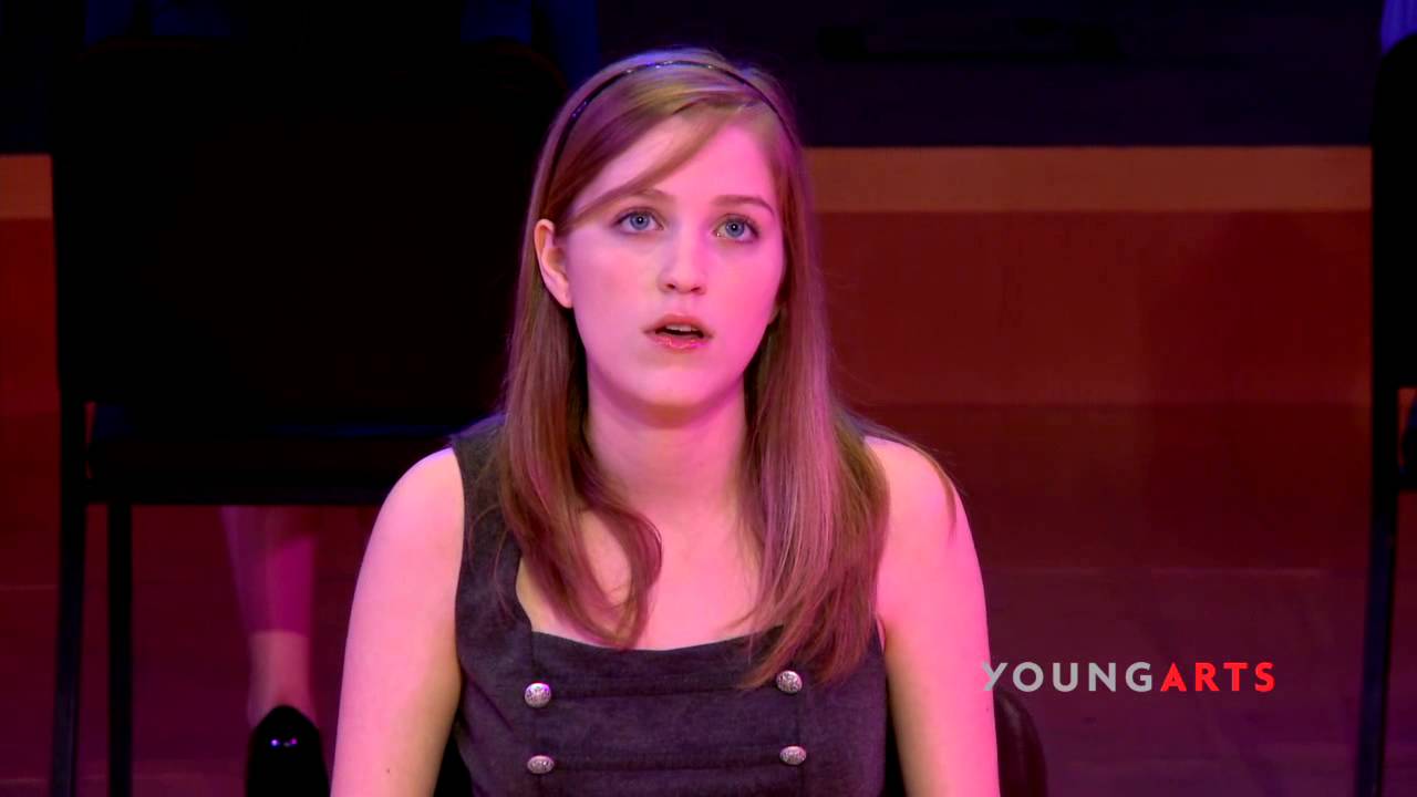 Melody Dailey | Spoken Theater | 2013 National YoungArts Week - YouTube