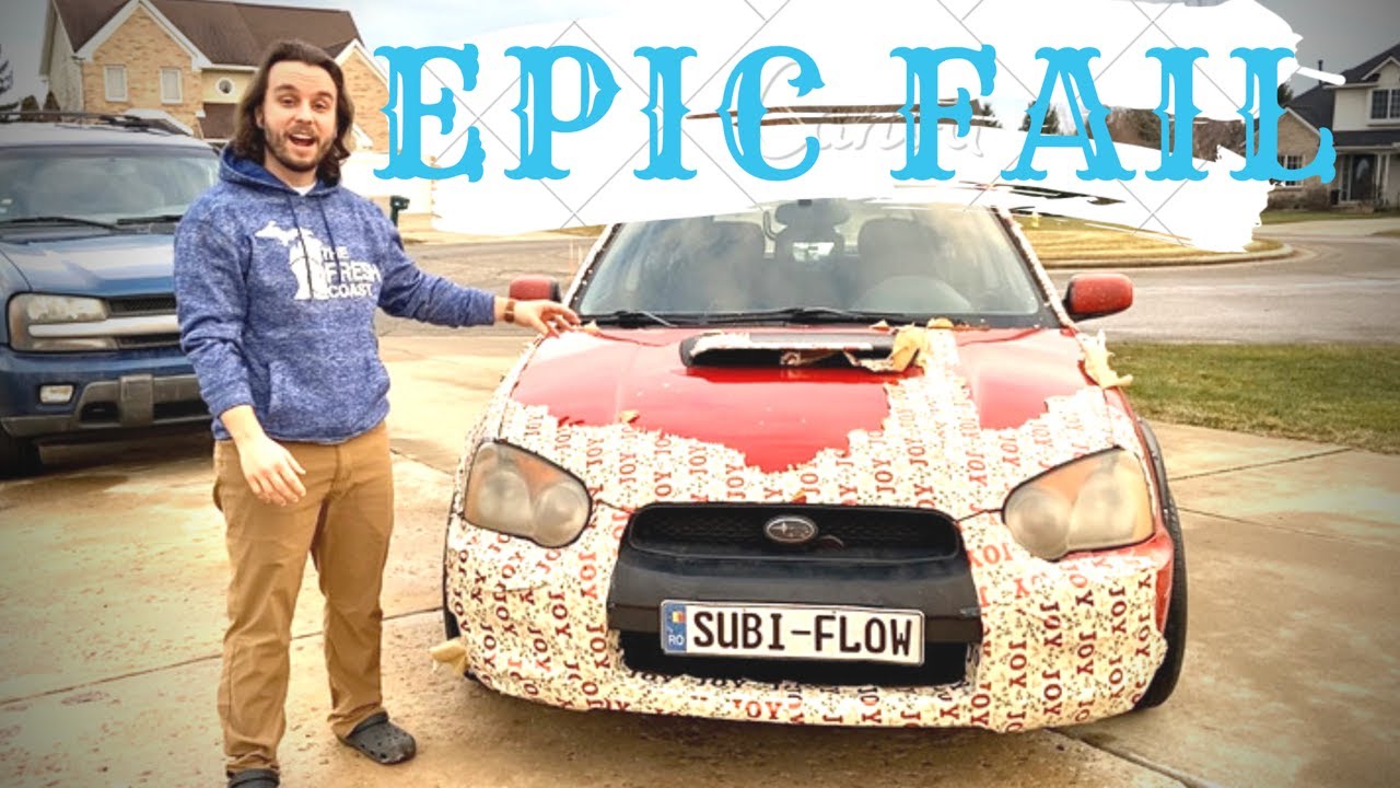 Car Wrap Fail!!! - YouTube