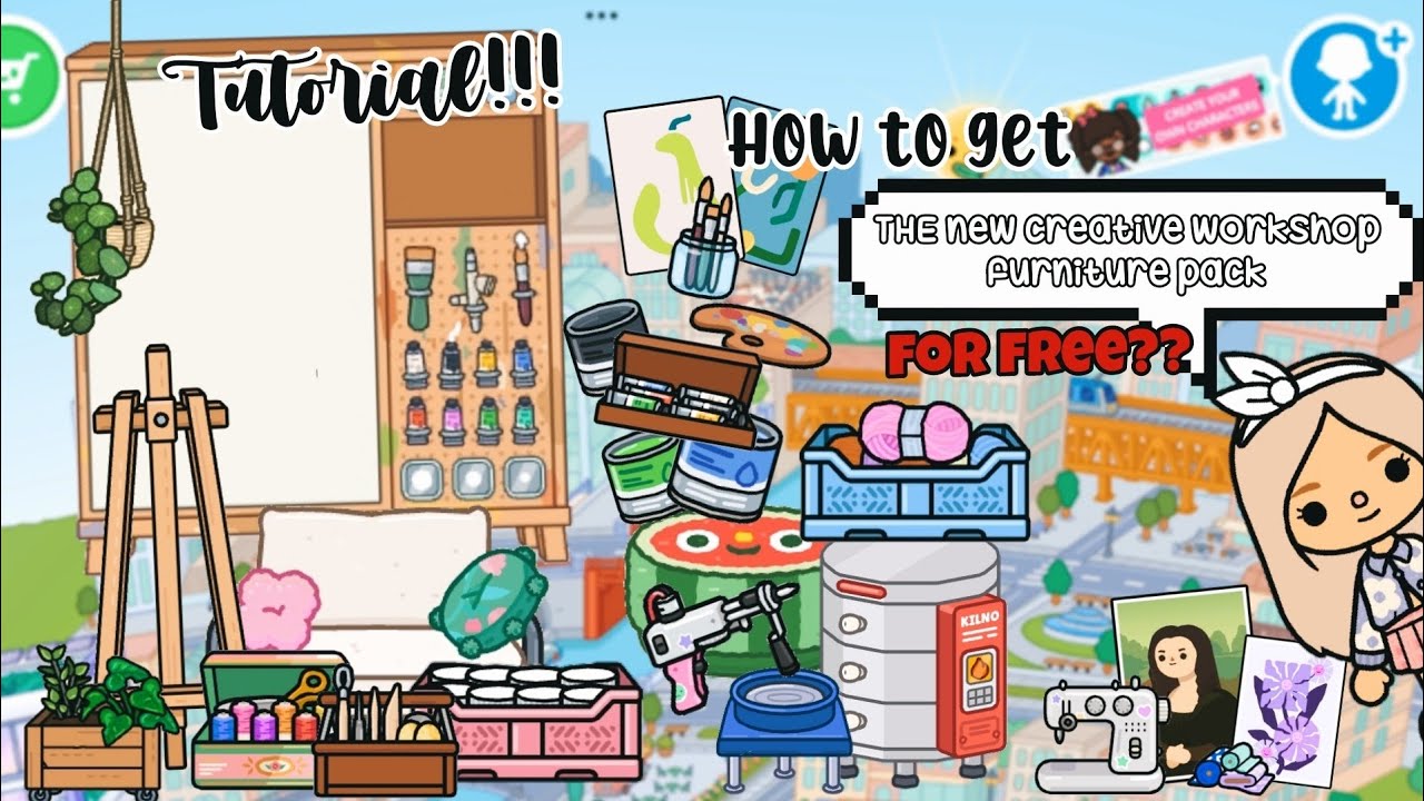 How to get the new CREATIVE WORKSHOP FURNITURE PACK for free in ...