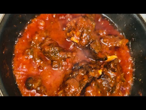 ROASTED GOAT MEAT HOT PEPPER SAUCE SO DELICIOUS FOR THE WEATHER #goatmeat