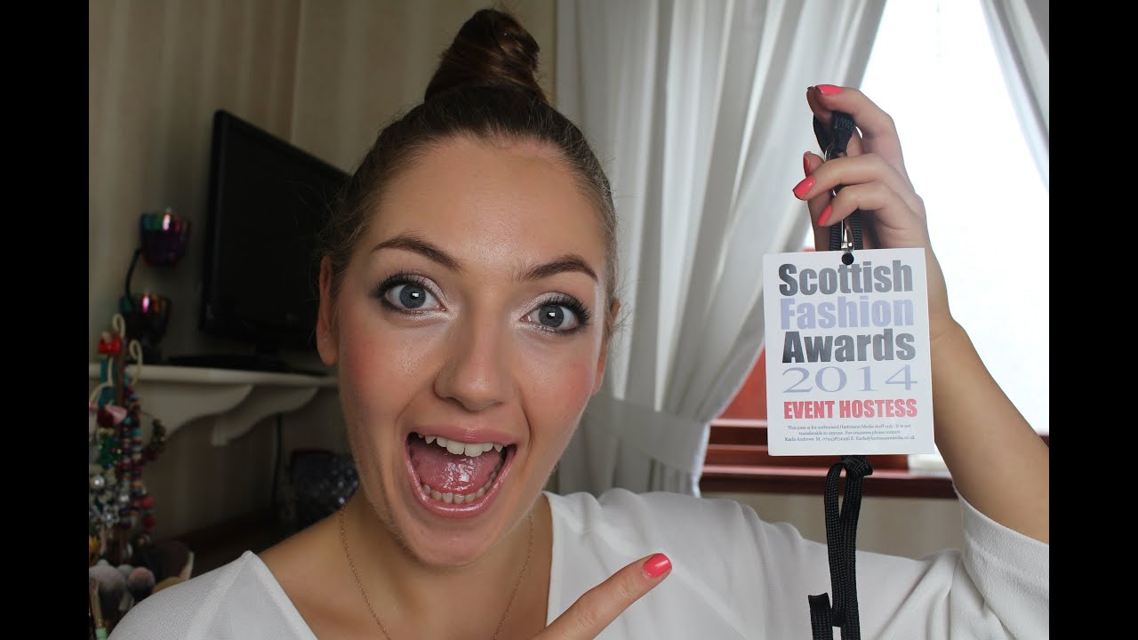 Scottish Fashion Awards Make Up Look | GRNT - YouTube