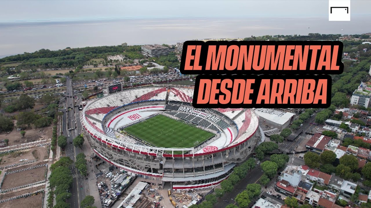😍 Vista aérea del Estadio Monumental - YouTube