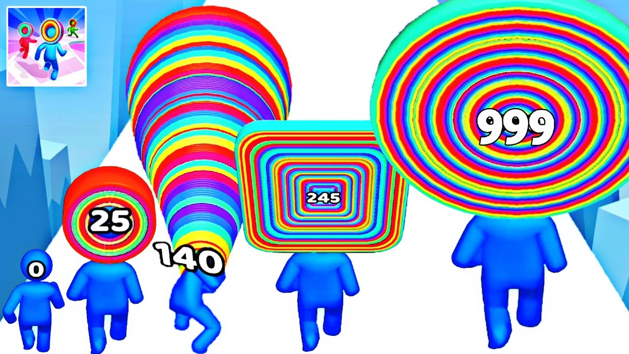 LAYER MAN 3D - Level Up (Satisfying Asmr Gameplay Colorful, Count ...