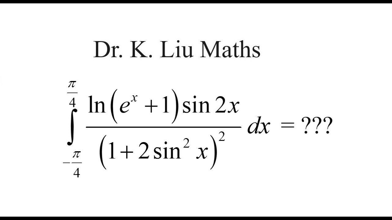 [[Funny Maths]] 20240611 Funny Maths -- Integration, Change Variables ...