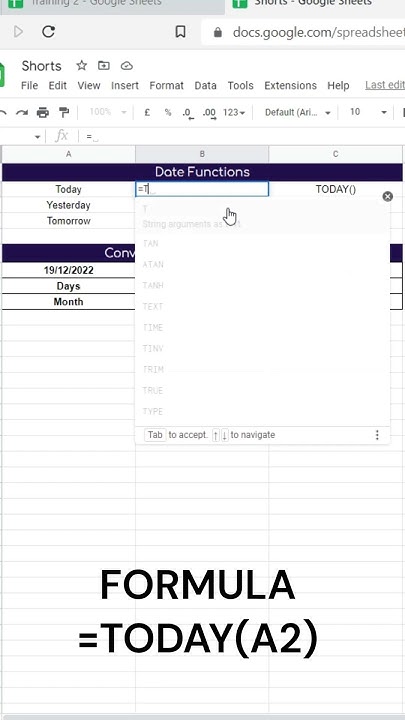 Google Sheets Date function - YouTube
