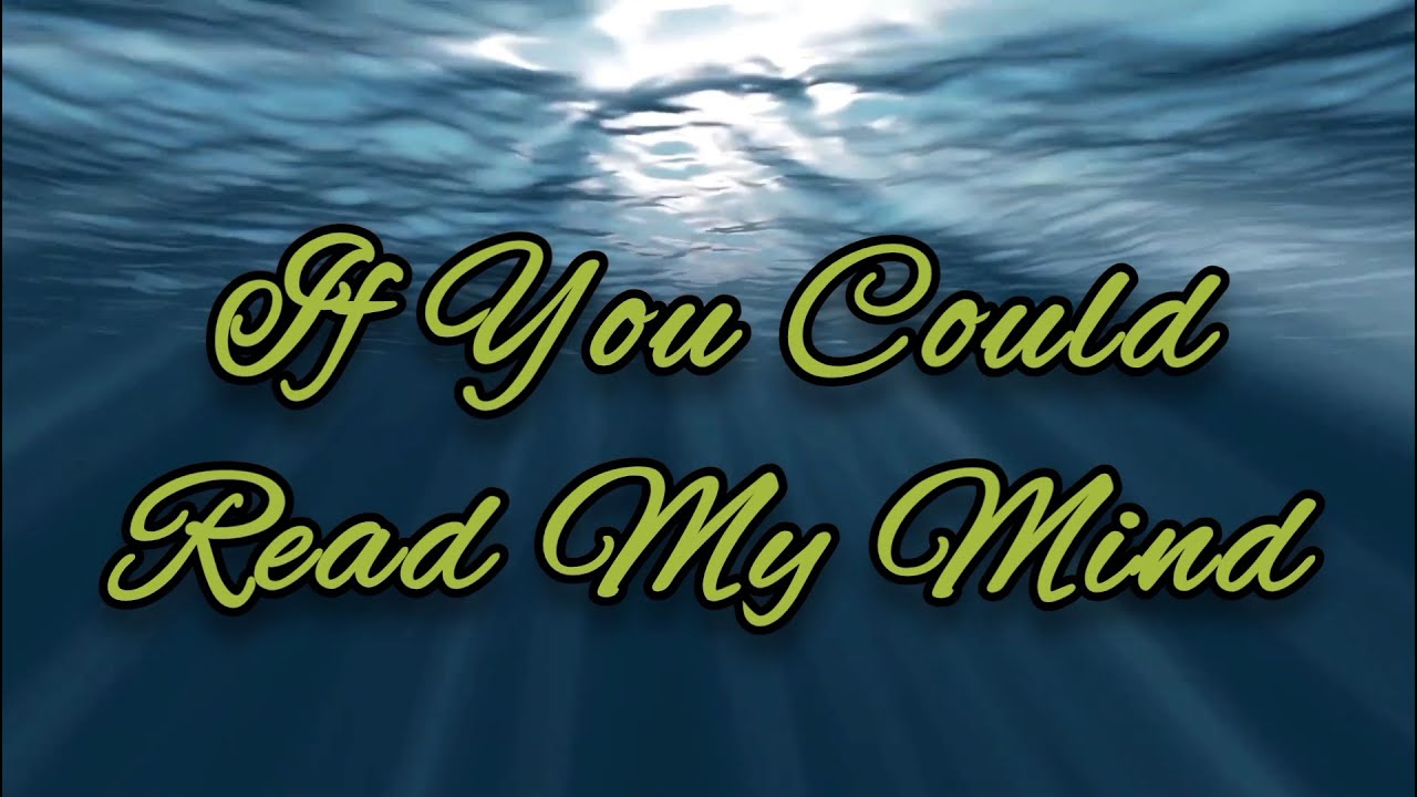 If You Could Read My Mind (cover) ☑️🎤 - YouTube