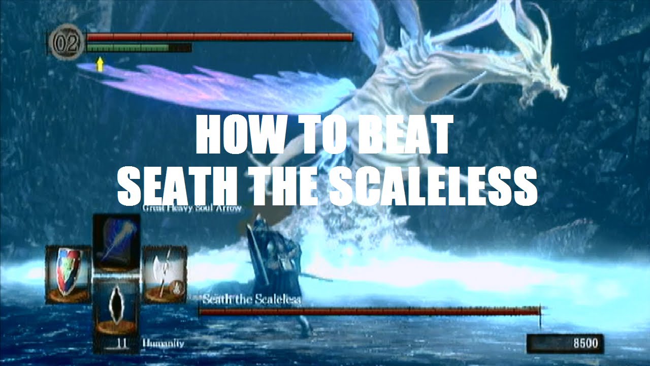 Dark Souls How To Beat Seath The Scaleless Youtube