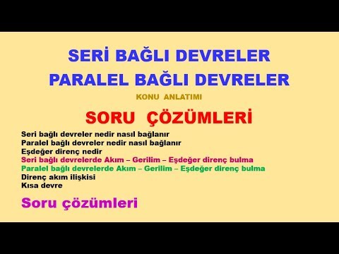 10.sınıf seri bağlı devre paralel bağlı devre konu anlatımı soru çözümü ...