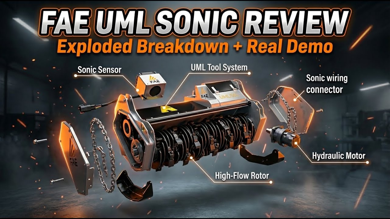 We Demo’d FAE’s New BL4 Sonic Mulcher on a Takeuchi TL12V2 – Here’s the ...