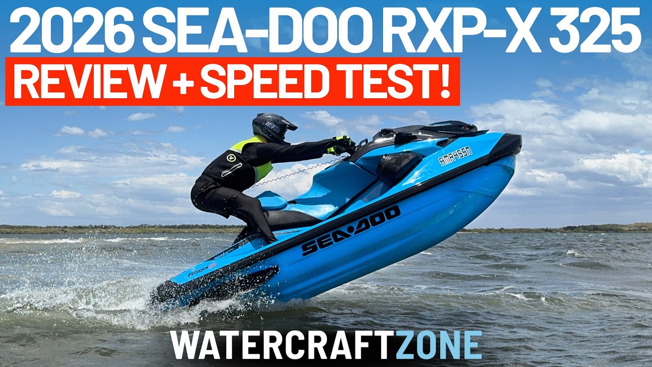 2026 Sea Doo RXP X 325: Review, prices, specs, and speed tests - YouTube