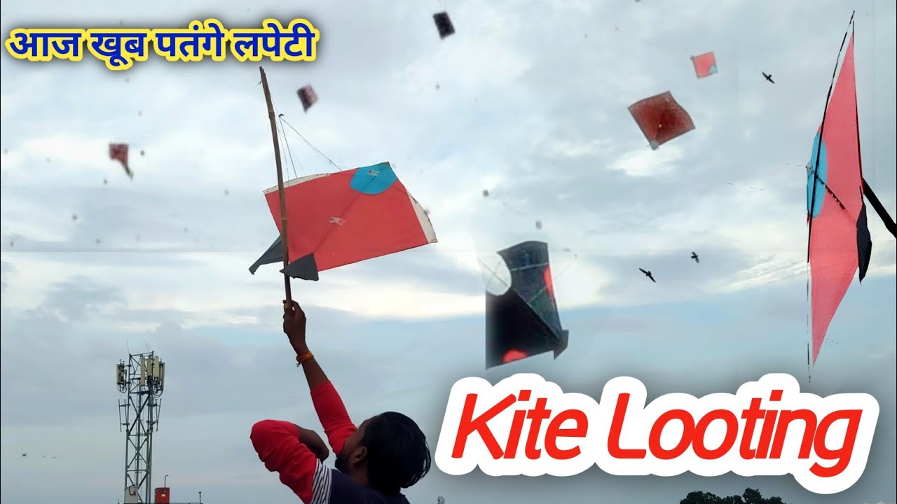 Kite Flying on rooftop | kite Catching | Kite Looting | Kite Looting ...