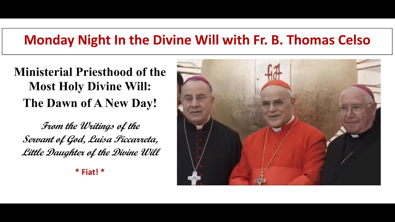 Lesson 5 - Ministerial Priesthood In the Divine Will - January - Fiat ...