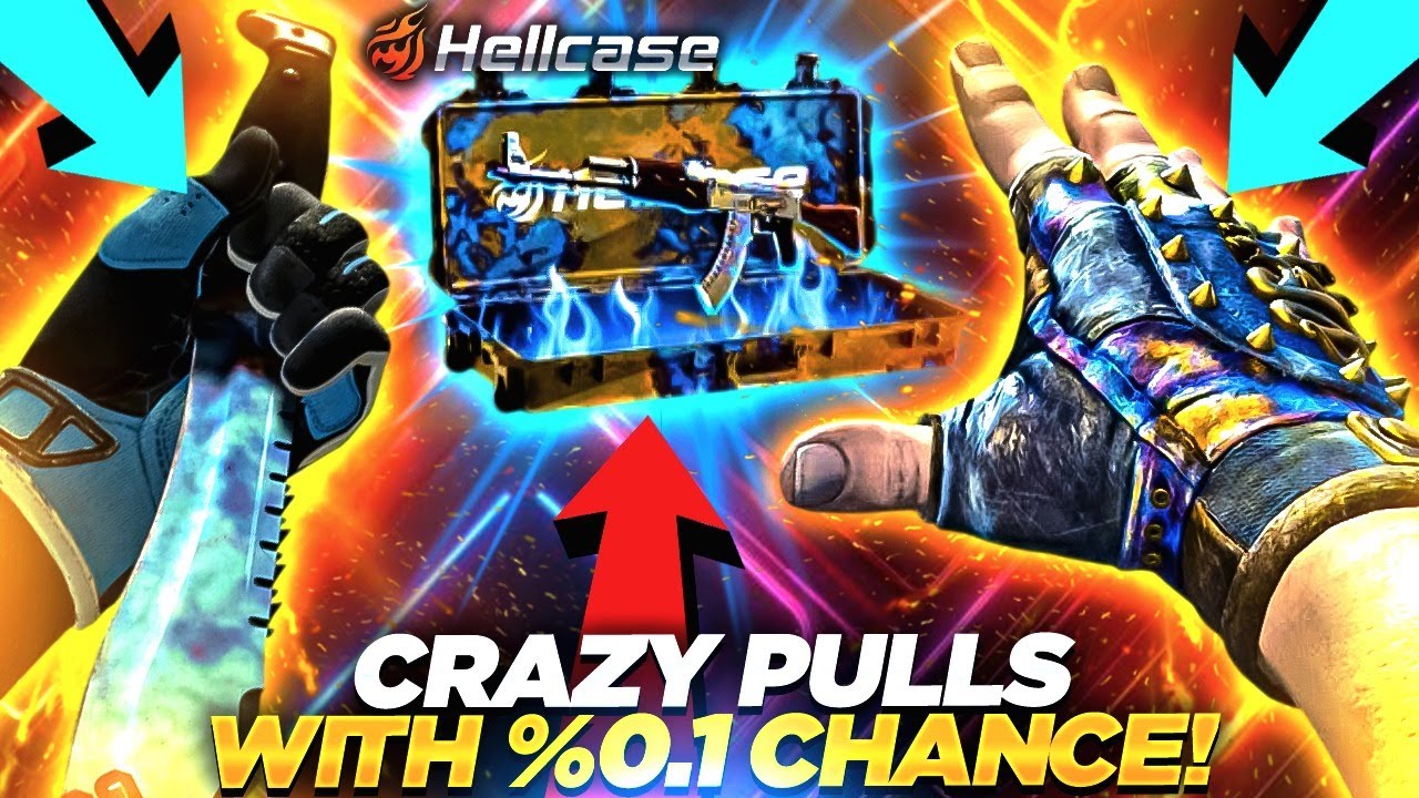 CRAZY PULLS WITH 0.1% LOW CHANCE HELLCASE !? !! HELLCASE PROMO CODE 2025 ! HELLCASE CASE OPENING ...