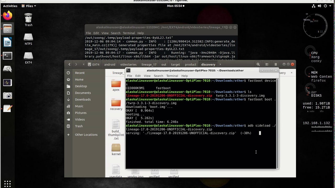 LineageOS 17: Build complete, flash with TWRP - YouTube