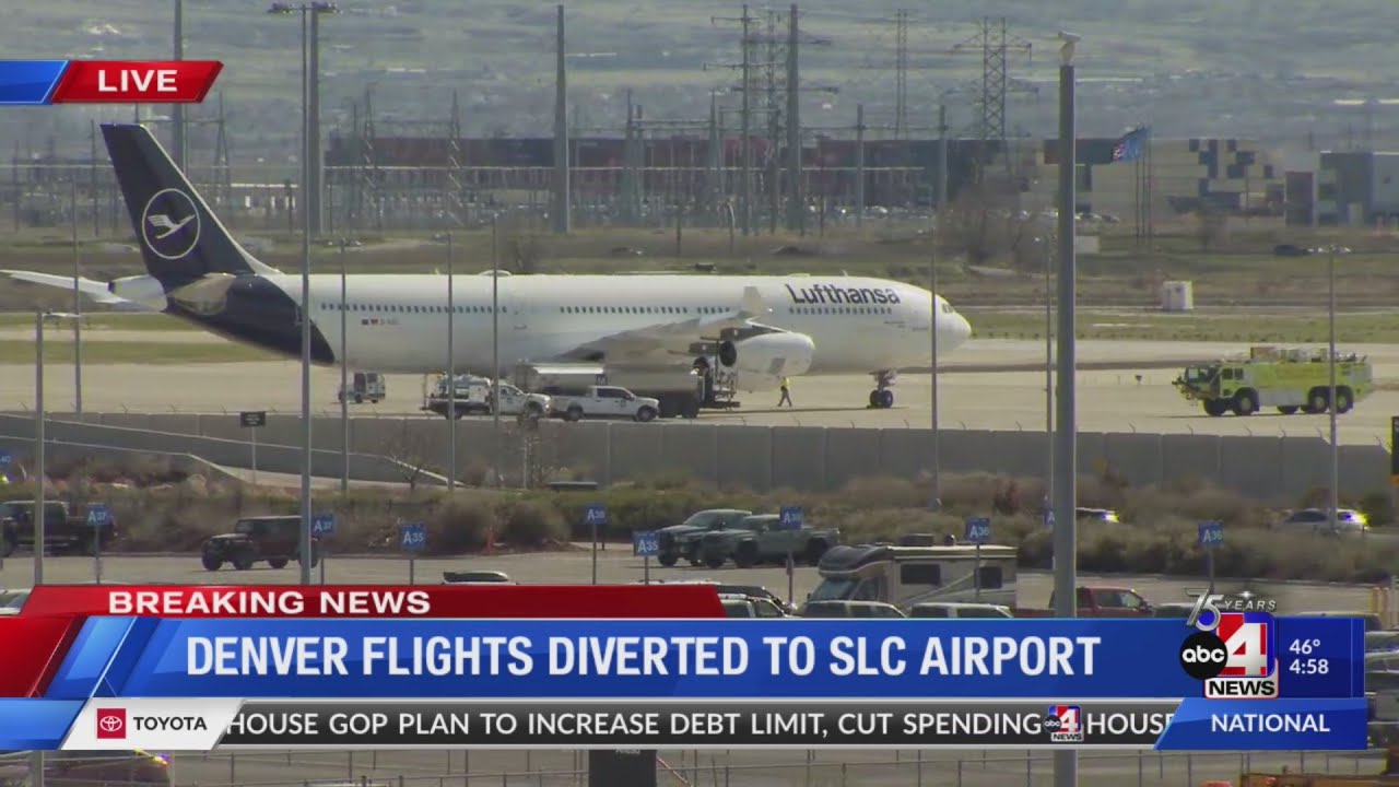 Denver flights directed to Salt Lake City International Airport due to ...