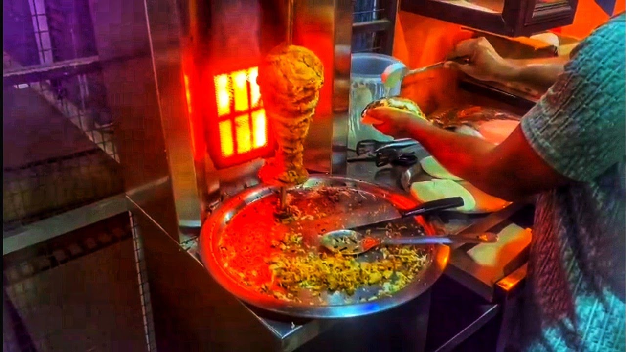 Chicken Shawarma Kerala Style / Indian Street Food - YouTube