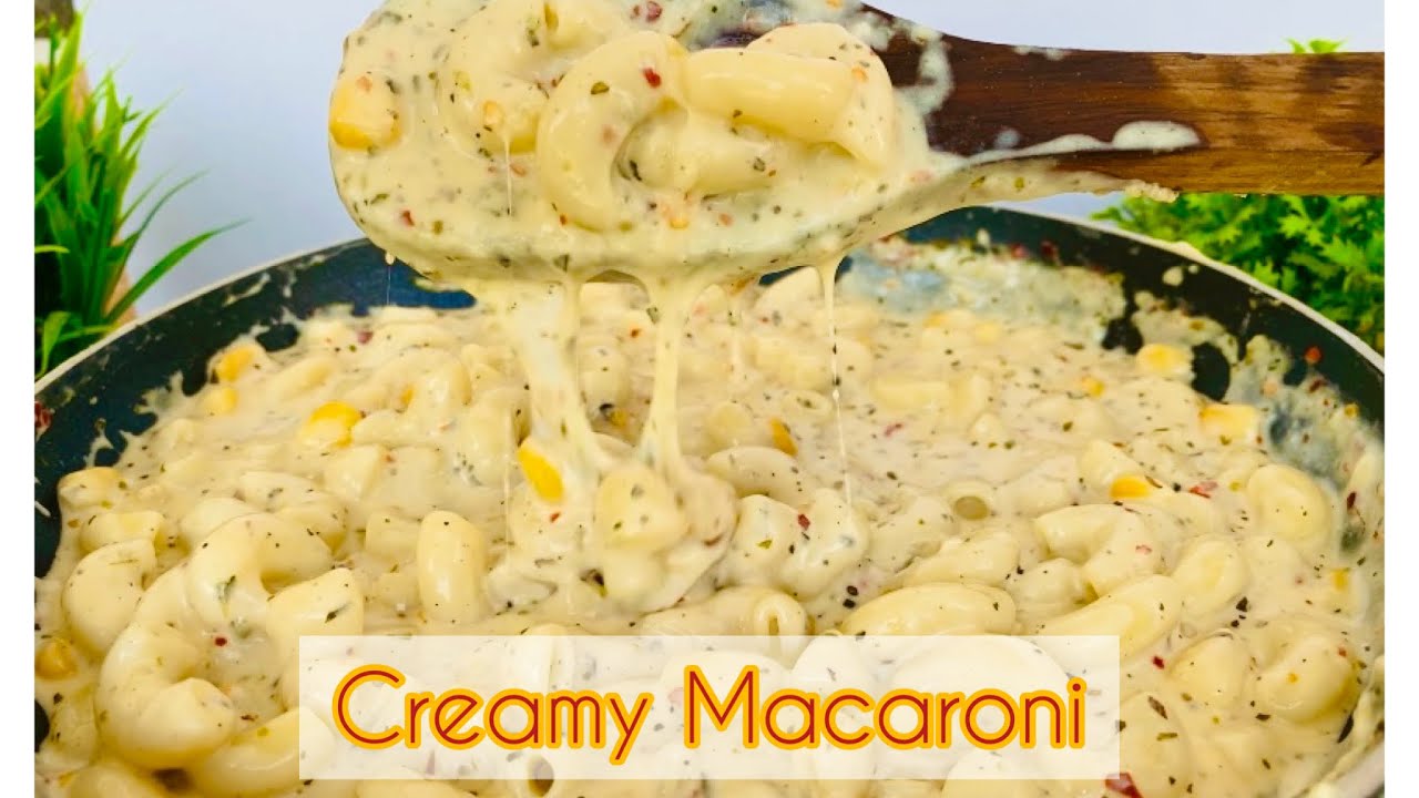Creamy Macaroni Recipe | How to make Creamy Macaroni at home | Easy ...