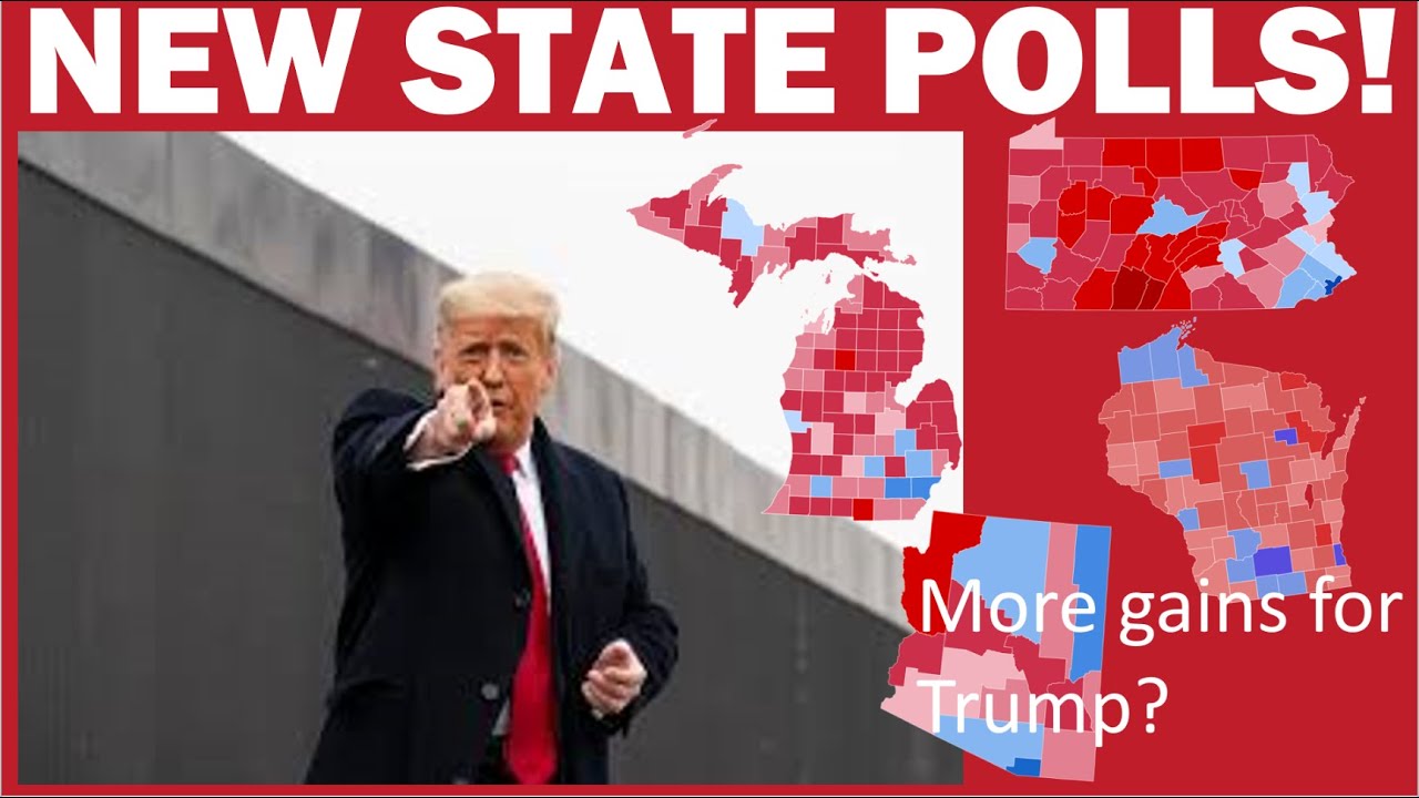 NEW STATE POLLS! | New polls BOOST RCP average for TRUMP | Pennsylvania ...