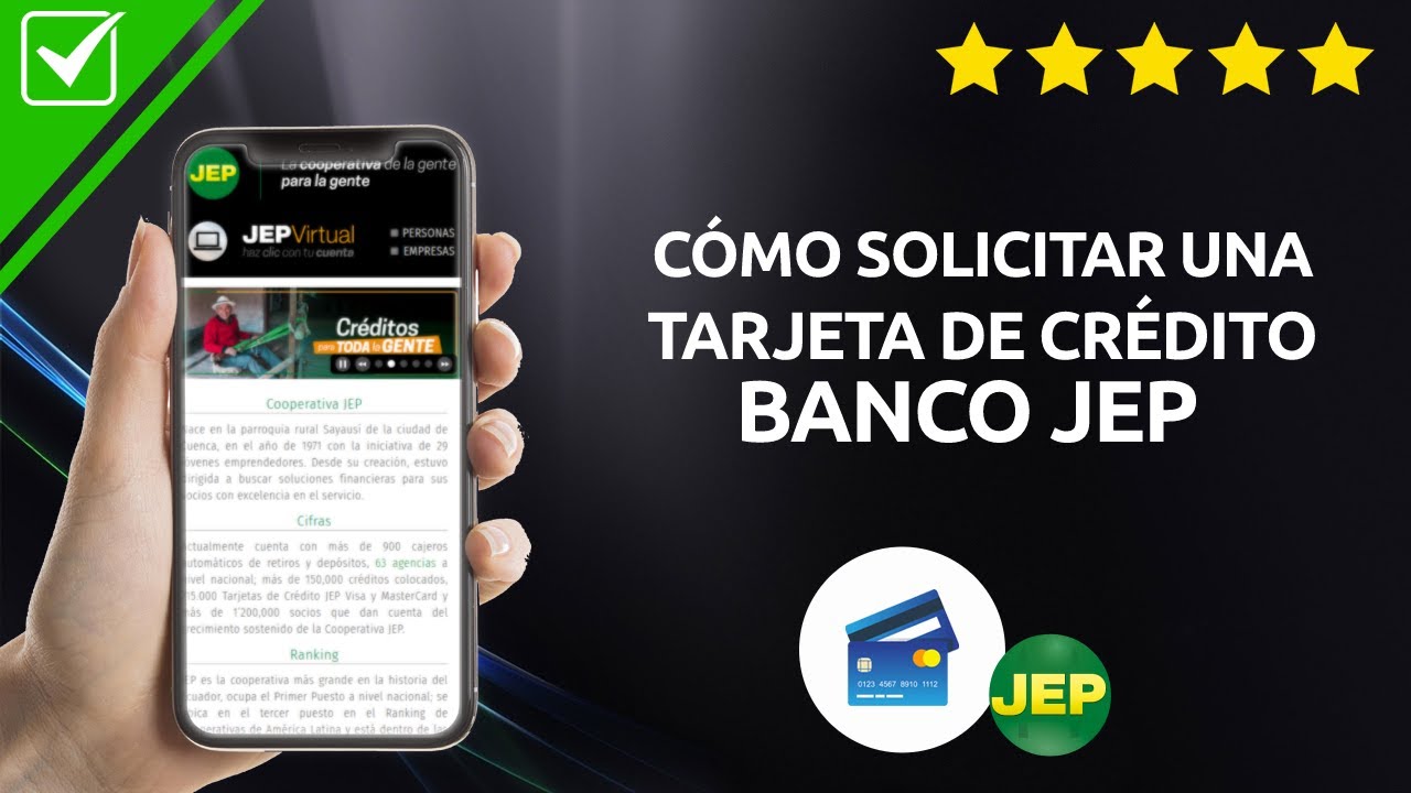 Solicitar Tarjeta de Crédito Jep - YouTube