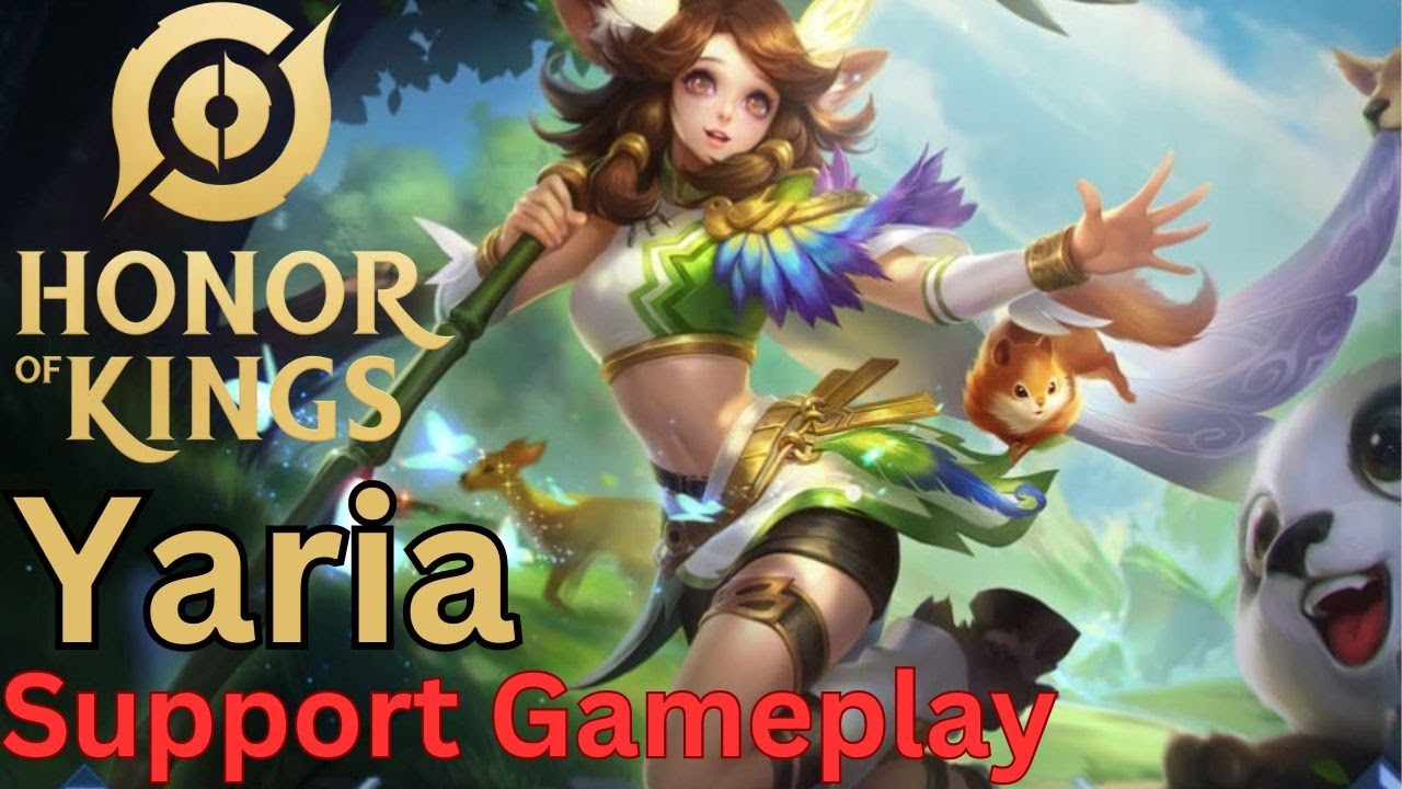 Honor Of Kings | Yaria Average Support Gameplay - YouTube