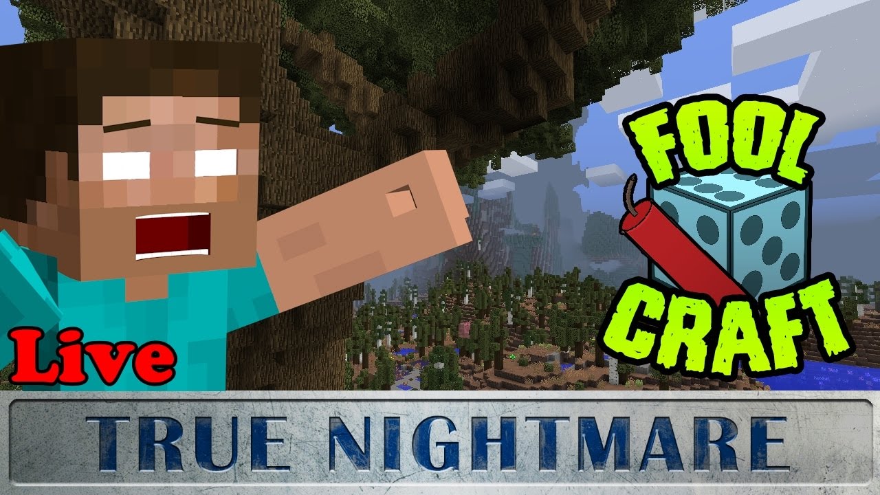 FoolCraft Livestream! - Minecraft Mod Pack - Fun With Chance Cubes ...