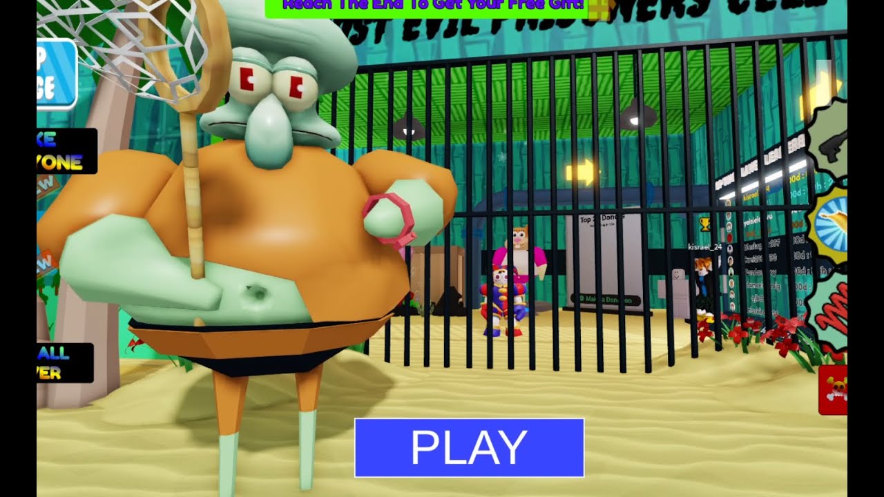 ESCAPE MR.SQUID BARRYS PRISON RUN ! #roblox #scarryobby - YouTube