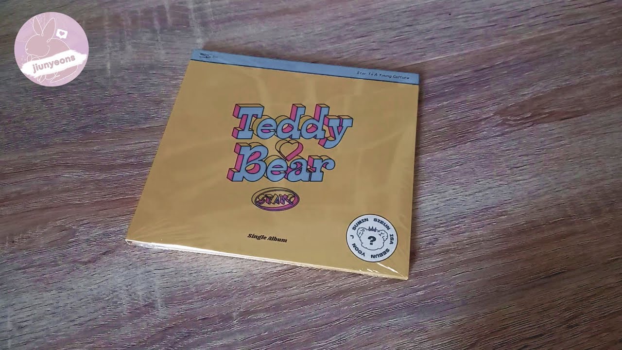 unboxing STAYC TEDDY BEAR ALBUM (DIGIPACK version) - YouTube