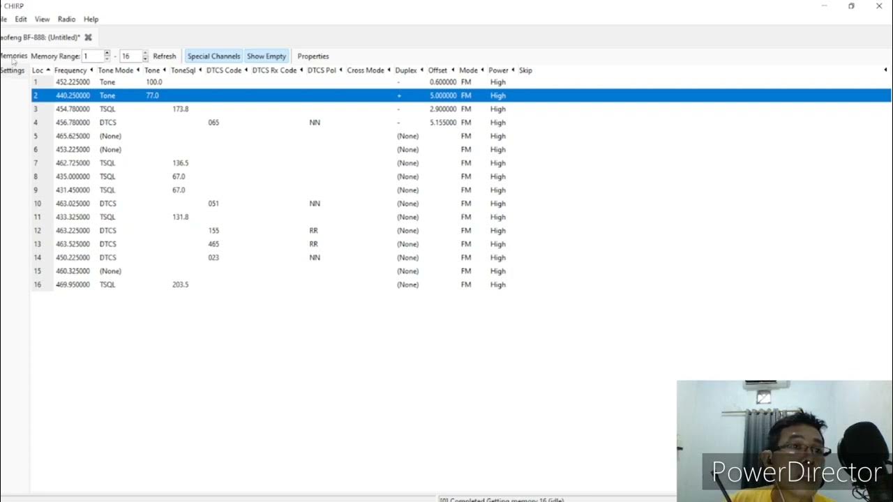 Software Program HT SCOM/BF888 - YouTube