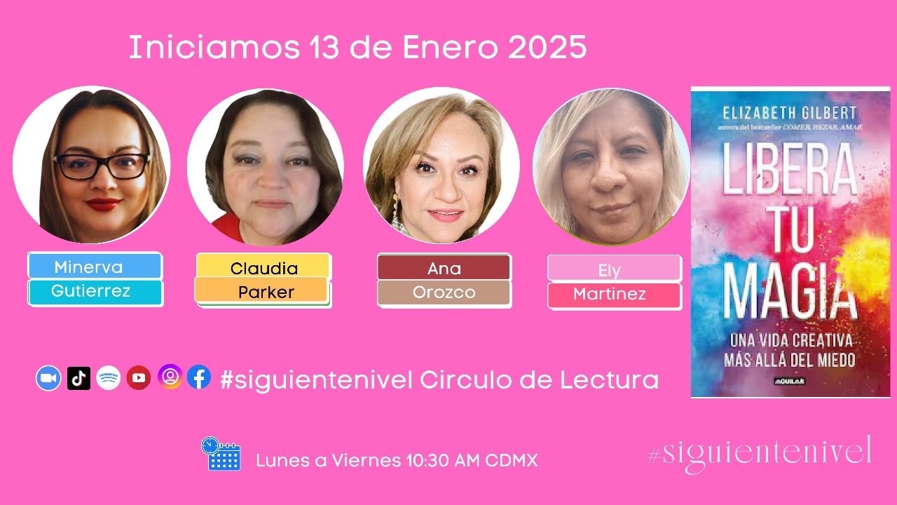 DIA 12 Libera tu magia de Elizabeth Gilbert - YouTube