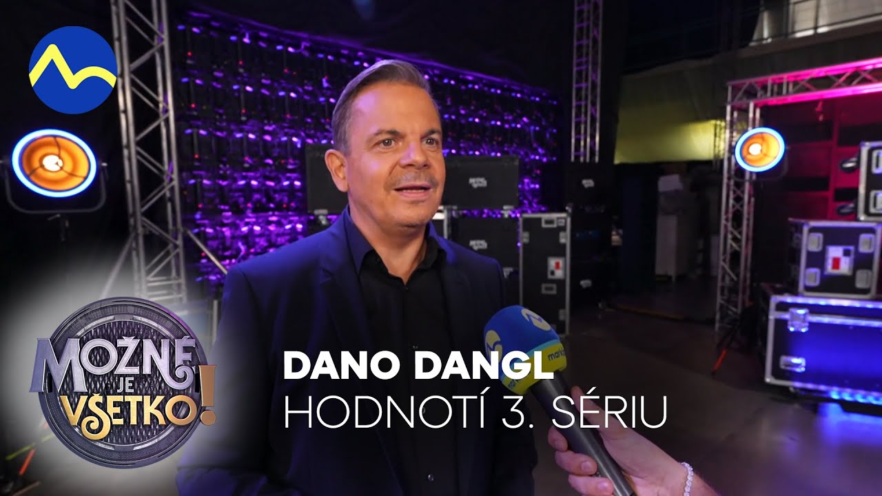 Dano Dangl sa ohodnotil ako moderátor: Myslím, že mám ešte veľké ...