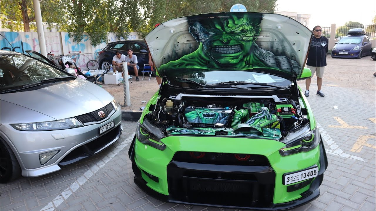 Car show in BARAKO GRILLS UAE PART 1 - YouTube