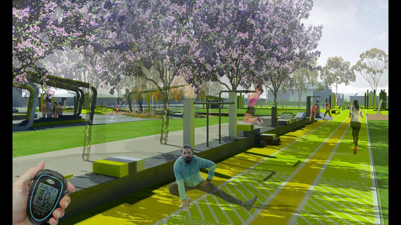 Baden Powell Dr Reserve Design Concept - YouTube