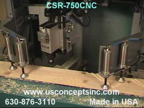 Classic Stringer Routing with US Concepts CSR_750CNC - YouTube