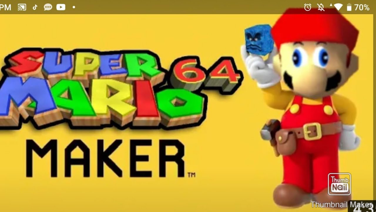 super Mario 64 maker on Android download link in the description - YouTube