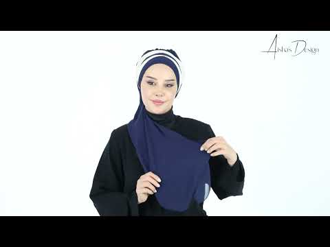 Şifon Hazır Türban Nasıl Bağlanır | How to wear  Chiffon Instant Turban | HT-52