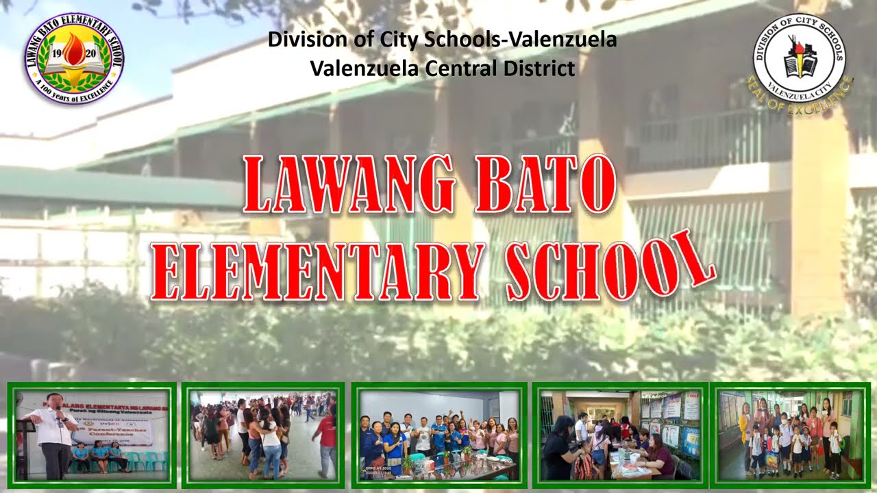 Lawang Bato Elementary School 🏫 - YouTube