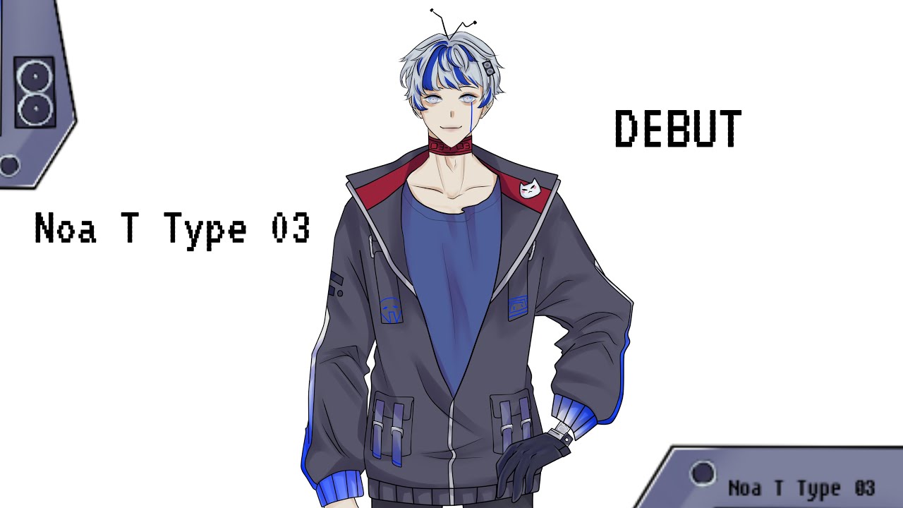 DEBUT Noa T Type 03 Vtuber Mecha Cyborg Indonesia - YouTube