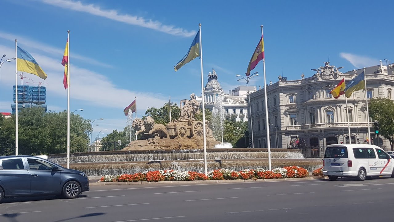 PLAZA DE CIBELES MADRID SPAIN TOUR | #madrid - YouTube