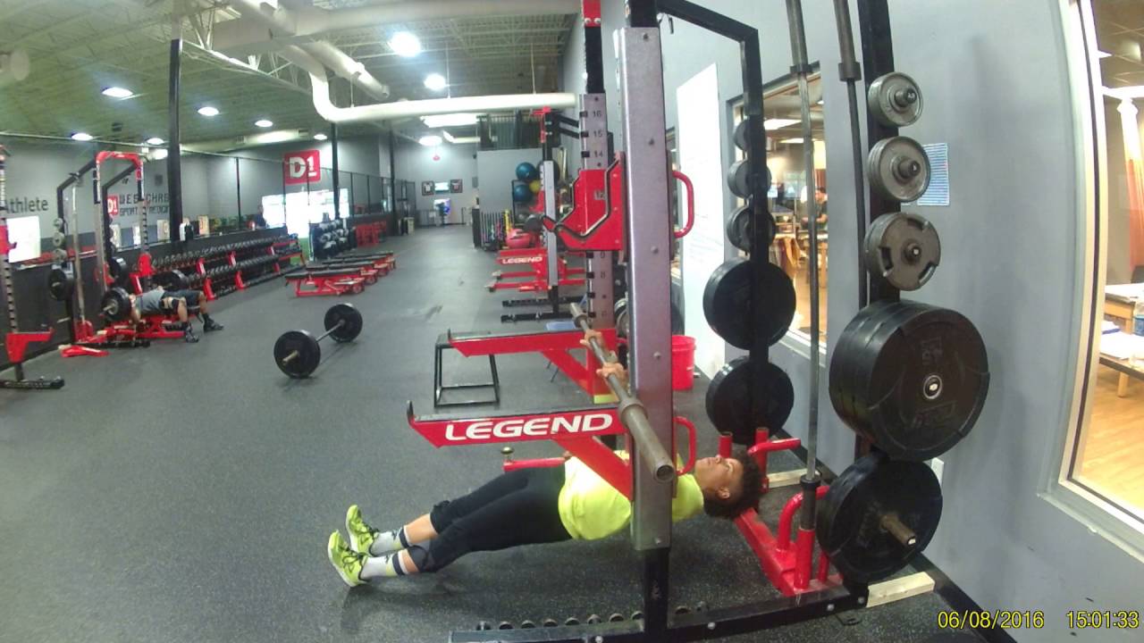 Inverted Rack Row- OH grip - YouTube