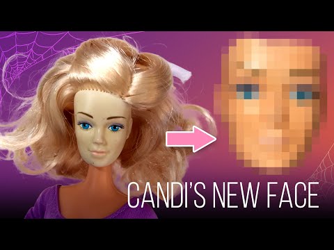 Candi Takes a Dip into Face Restoration #custom #dollrestoration