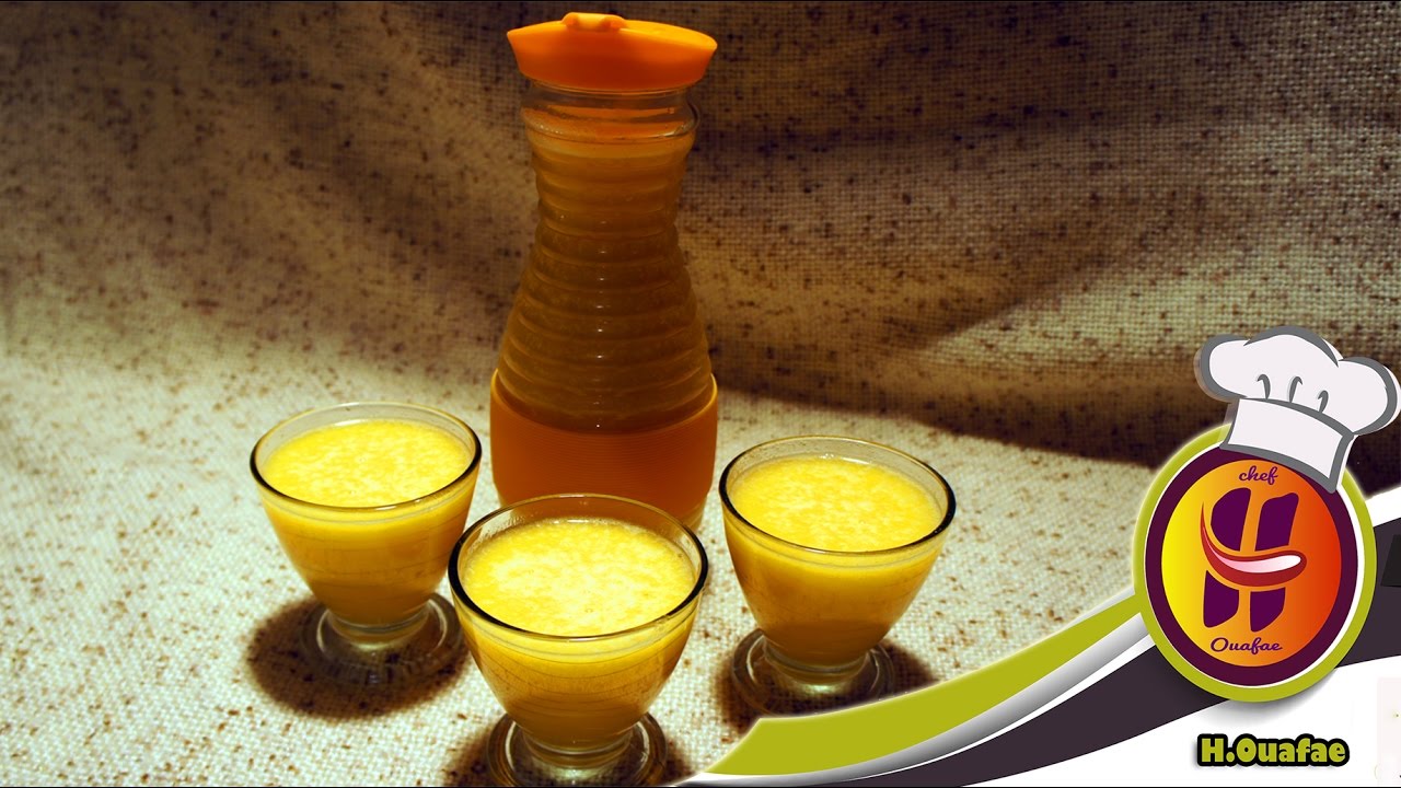 تحضير عصير البرتقال مع الجزر و الموز منعش وصحي // Panachi jus inratable ...