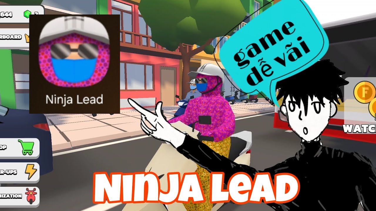 Ninja Lead | Tôi hoán thân thành ninja lead đua xe với mấy anh thanh ...