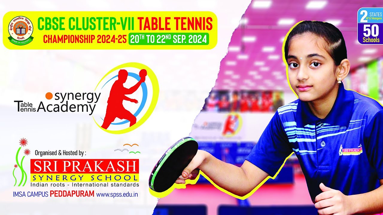 CBSE CLUSTER VII - Table Tennis Championship 2024-25, Day 2 Part I ...