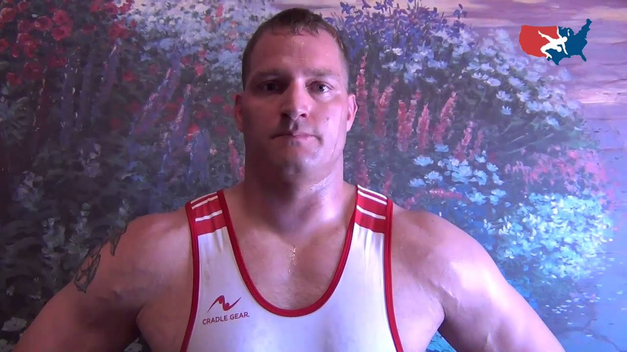 U.S. Marines wrestler David Arendt at the Armed Forces Championship ...
