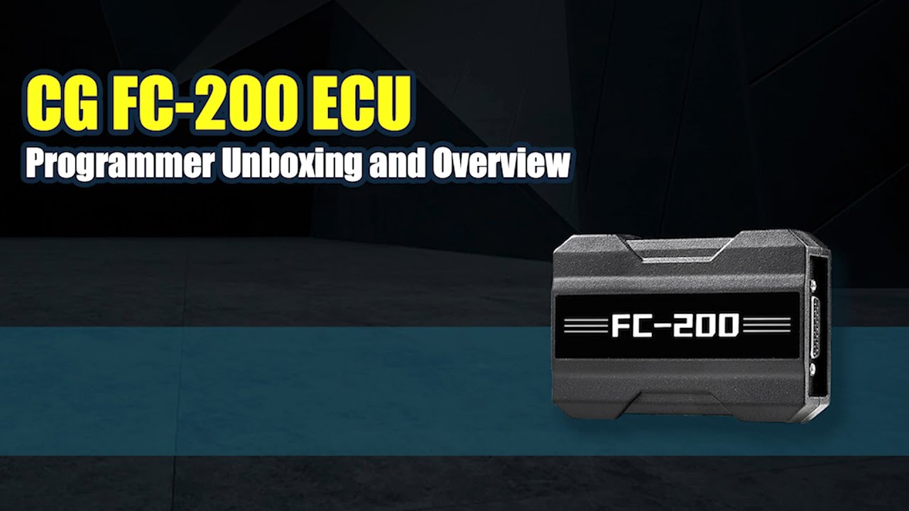 CG FC-200 ECU Programmer Unboxing and Overview - YouTube
