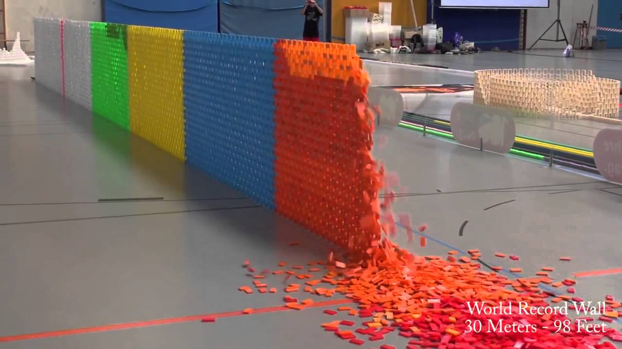 128,000 Dominoes Falling into past a journey around the world 2 ...
