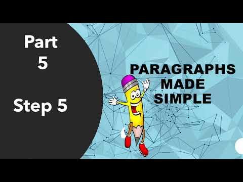 Writing Made Simple Series Paragraphs Made Simple Part 5 Video - YouTube