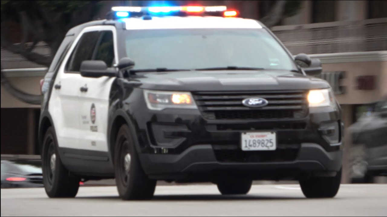 LAPD Ford Explorer Responding - YouTube