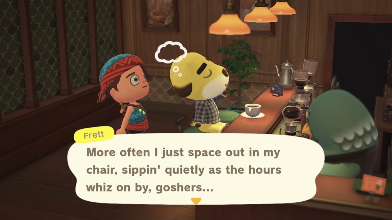 Frett in The Roost | Animal Crossing - YouTube